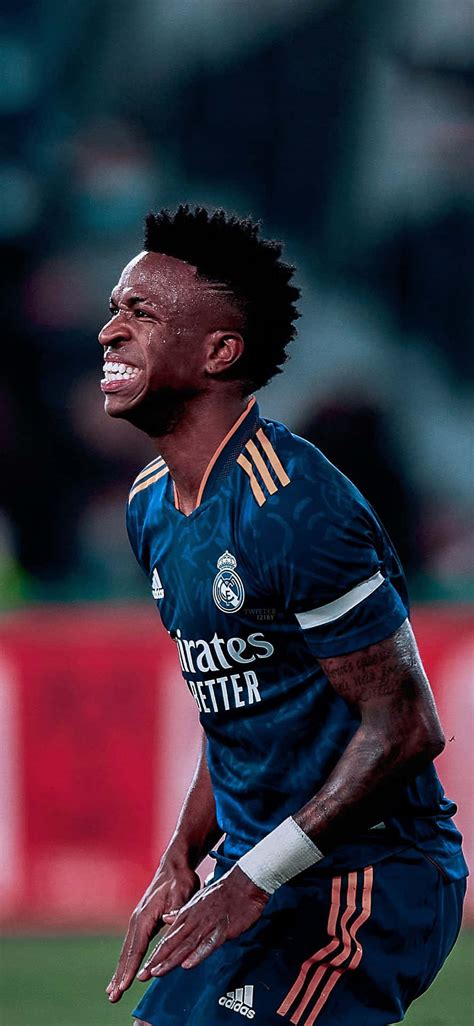 Download Vini Jr Emotional Moment Real Madrid4 K Wallpaper