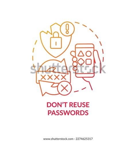 Do Not Use Same Password Multiple Accounts Royalty Free Images Stock