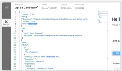 Editar API DHuO API Data Integration