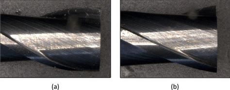 A B Side View Of The Two Tools Subjected To Two Pass Grinding