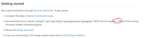 x pkgsite update go version on docs · issue 53670 · golang go · github