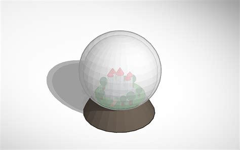 3d Design Snow Globe Tinkercad