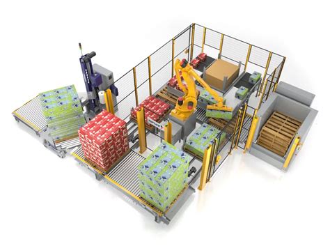 Robotic Palletizers Semi Automatic Palletizer