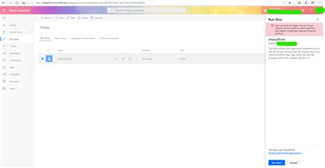 Run Flow Fails With Null Request Issue Microsoft Powerapps Tools Github