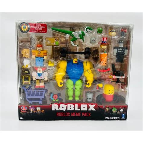 Toys Roblox Action Collection Meme Pack Playset Includes Exclusive