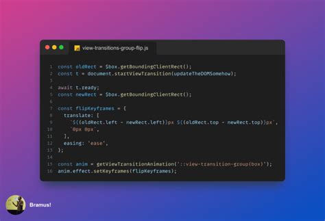 View Transitions Applied More Performant View Transition Group Animations