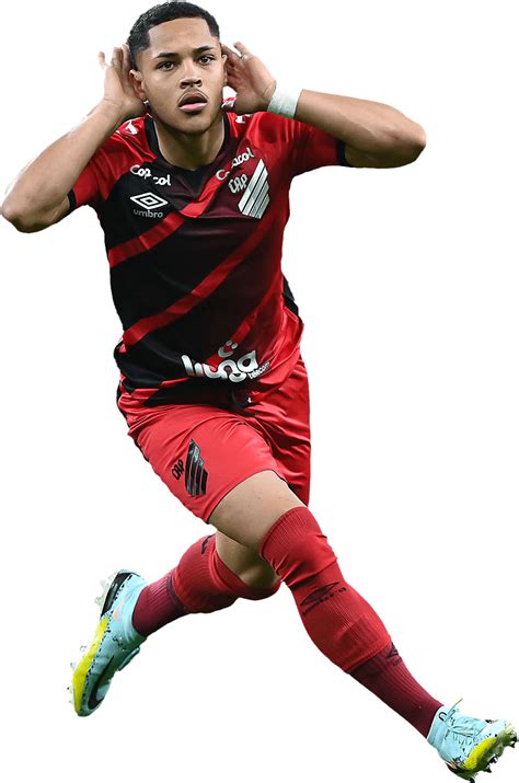 Vitor Roque Atlético Paranaense football render FootyRenders