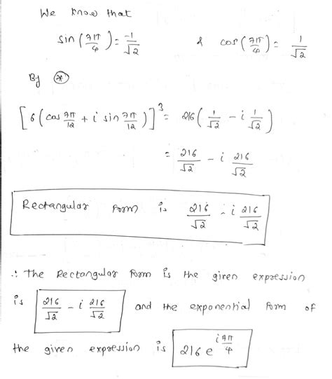 [solved] write the expression in rectangular form x y i and in