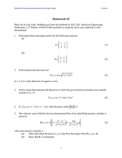 engr290 homework 2 engr 290 introductory engineering team design
