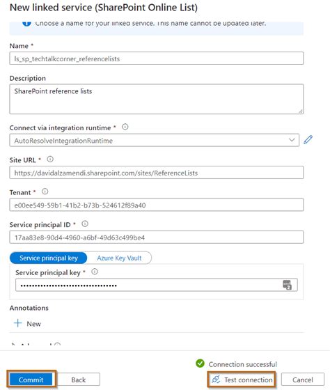 azure data factory or synapse analytics sharepoint lists