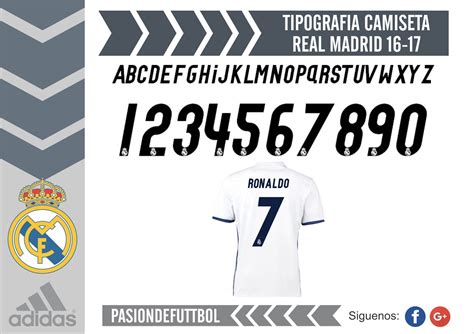 Diseños Vectores Y Templates Para Camisetas De Futbol Tipografia Real