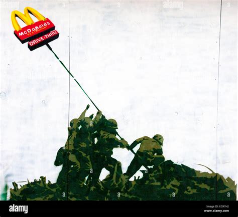 Street Art Mcdonalds Graffiti Detail Stockfotografie Alamy