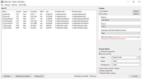 Textencoder Screenshots