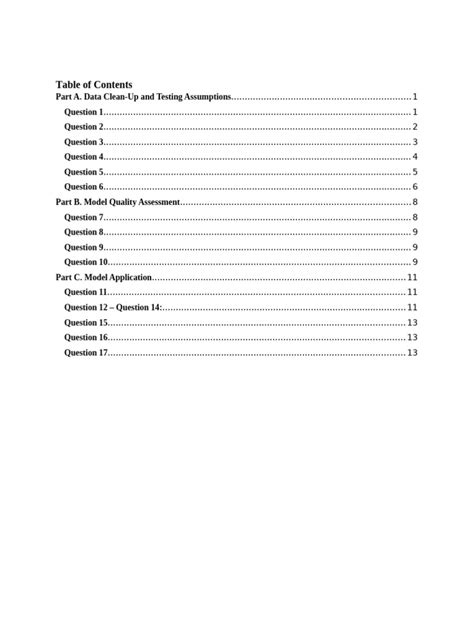 0411 Assignment 1 Write Up Pdf Coefficient Of Determination