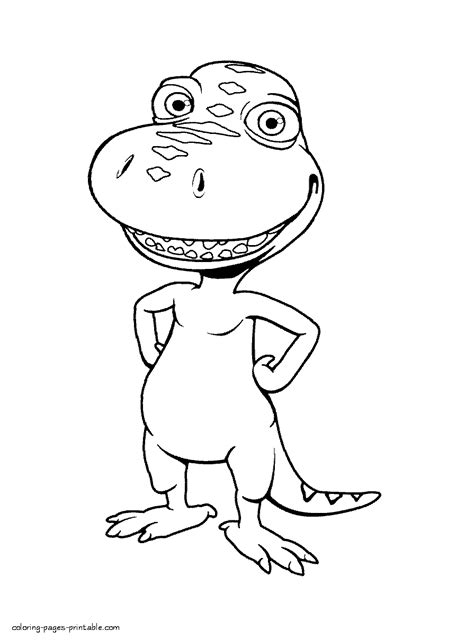 Dinosaur Train Coloring Page