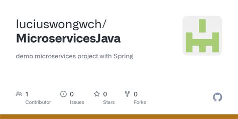 Github Luciuswongwch Microservicesjava Demo Microservices Project