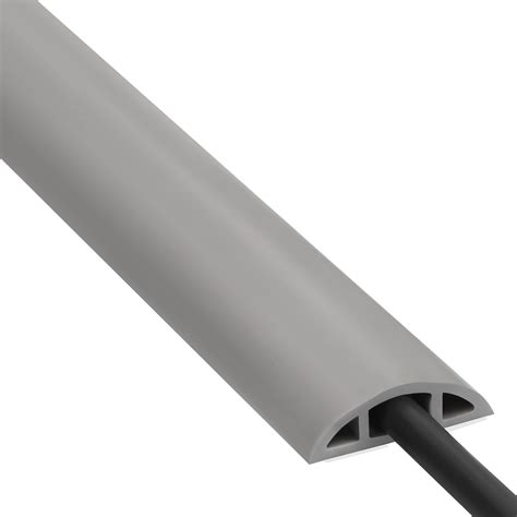 Kable Kontrol Floor Cord Cover Kit 15 Feet Long Gray