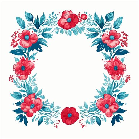 Premium Vector Celestial Confluence Handdrawn Floral Border With Cosmic Unity