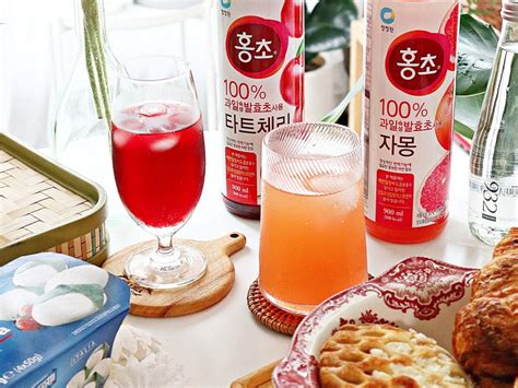 청정원 홍초 신상 푸룬 에이드 만들기 레몬and라임 하이볼 만드는 법 네이버 블로그