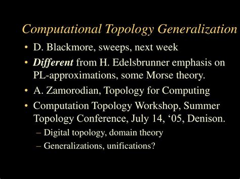 PPT Computational Topology For Manifold Reconstruction And Prosthetic Design PowerPoint