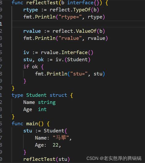Go语言反射机制详解 Csdn博客