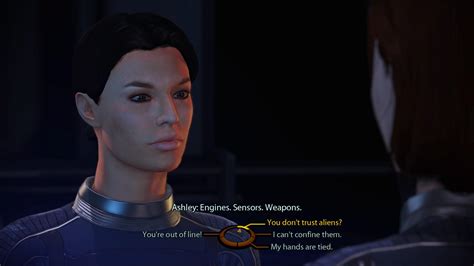 Me1 The Flipped Dialogue Wheel Really Screwed Ashley Over R Masseffect