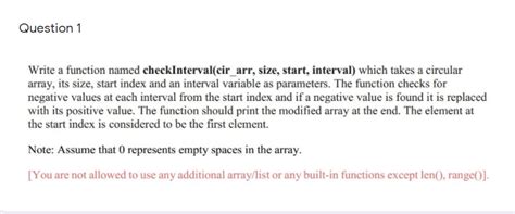 Solved Question 1 Write A Function Named