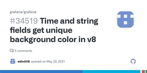 Time And String Fields Get Unique Background Color In V8 · Issue 34519