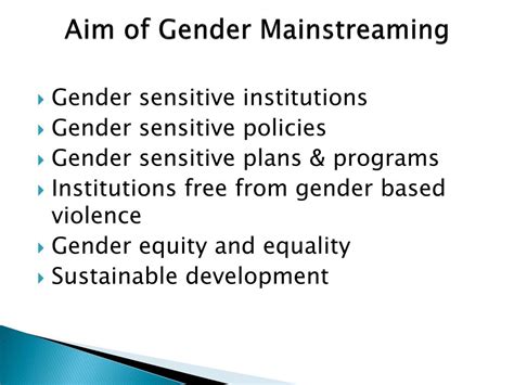Ppt Gender Mainstreaming In Uon Core Activities Powerpoint