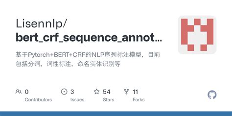 bert crf sequence annotation optimization py at master · lisennlp bert