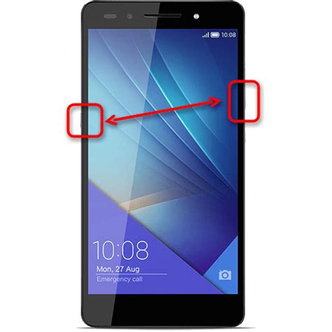 Как сделать скриншот на Хонор 7