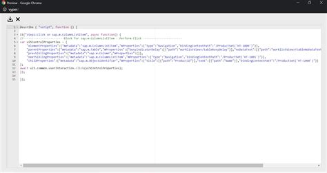 Automate Sap Ui5 Application Testing Using Vyper T Sap Community