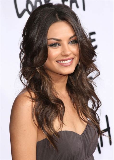 Mila Kunis Mila Kunis Hair Brown Hair Balayage Mila Kunis