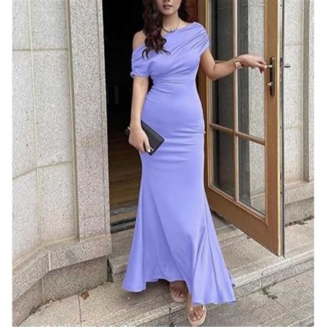 Off The Shoulder Bodycon Prom Dress Long Bridesmaid Dress Formal Even