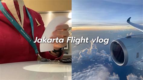 승무원 Vlog 인도네시아 자카르타 턴 비행🇮🇩 ️ 비행 중 마주친 아름다운 석양에 폭발해버린 갬성🌅 감성비가 내려와 연쇄 초바니 살인마 추억속의 격리비행