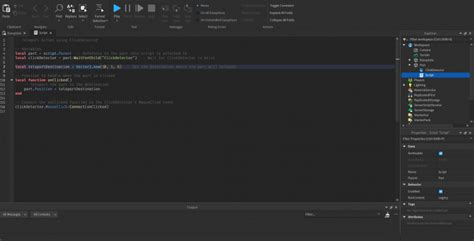 Create A Script That Makes A Part Teleport To Another Location In Roblox Studio