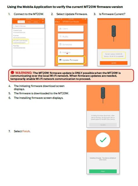 How To Update The Firmware On An MT20W