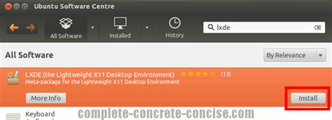 Ubuntu 1204 How To Install The Lxde Desktop Complete Concrete