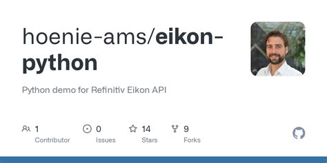 Github Hoenie Amseikon Python Python Demo For Refinitiv Eikon Api