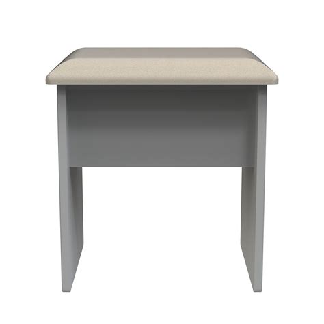 Calgary Ready Assembled Stool In Dusk Grey