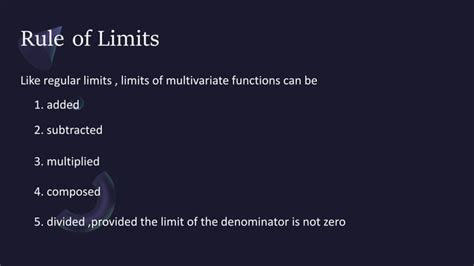 Limit And Continuity Pptx Physics Science