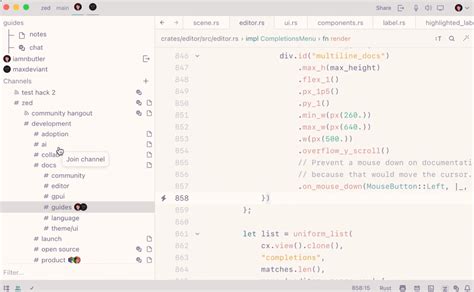 Zed สดยอด text editor เขยนดวย Rust เรวแรง ทะลนรก devhub in th