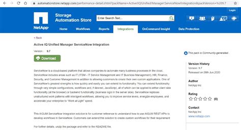 Active Iq Unified Manager And Servicenow Provisioning With Rest Apis