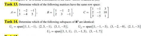 Solved Task Determine Which Of The Following Matrices Chegg