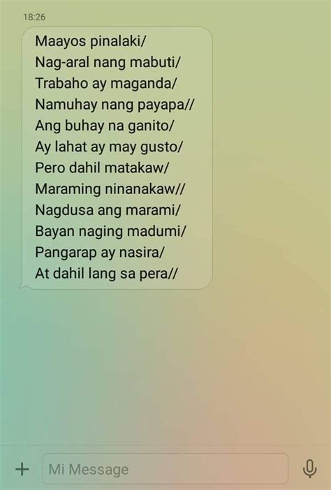 John David E Saavedra G11 Stem Glt Mobile Phone Text Tula A Particular