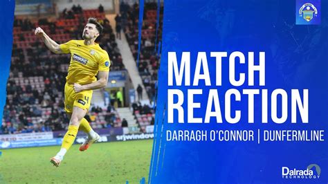 Darragh Oconnor Post Match Dunfermline Youtube