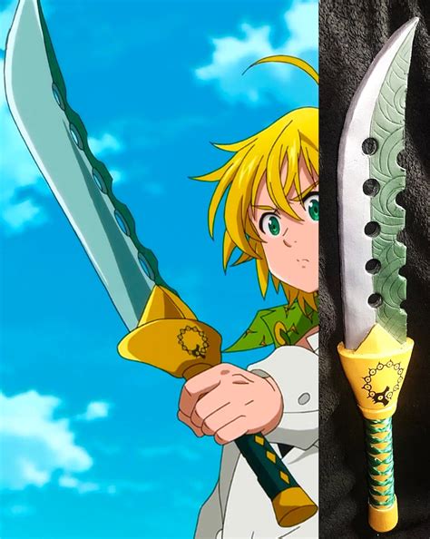 Anime Seven Deadly Sins Weapons For Cosplay Meliodas Etsy