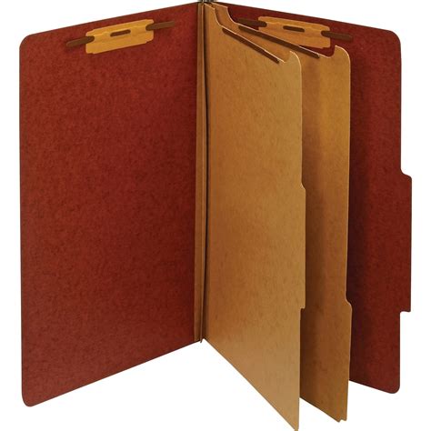 Pendaflex Pfxpu64red Legal Classification Folders 1 Each Red