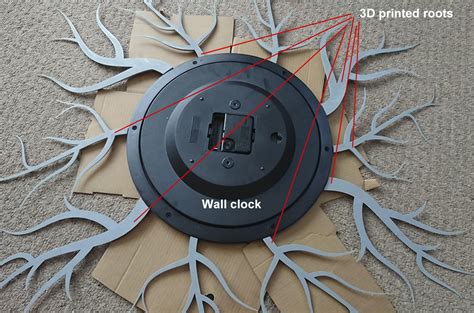 Organic Root Clock 7 Steps With Pictures Instructables