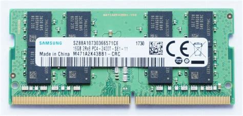 Модуль оперативной памяти Ddr4 16gb 2400 Mhz Pc4 2400t Sodimm M471a2k43bb1 Crc 1x16 ГБ